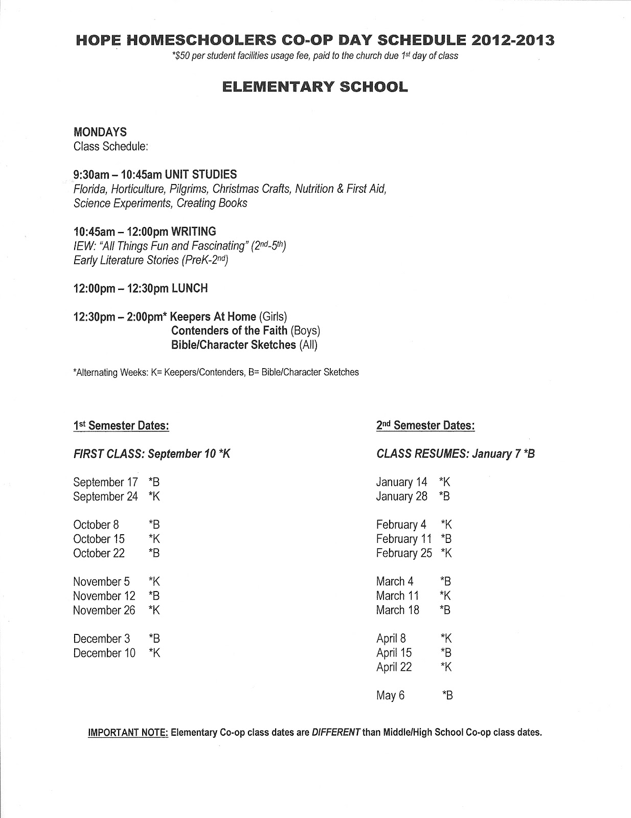 Candiland– Florida: HOPE Co-Op 2012-13