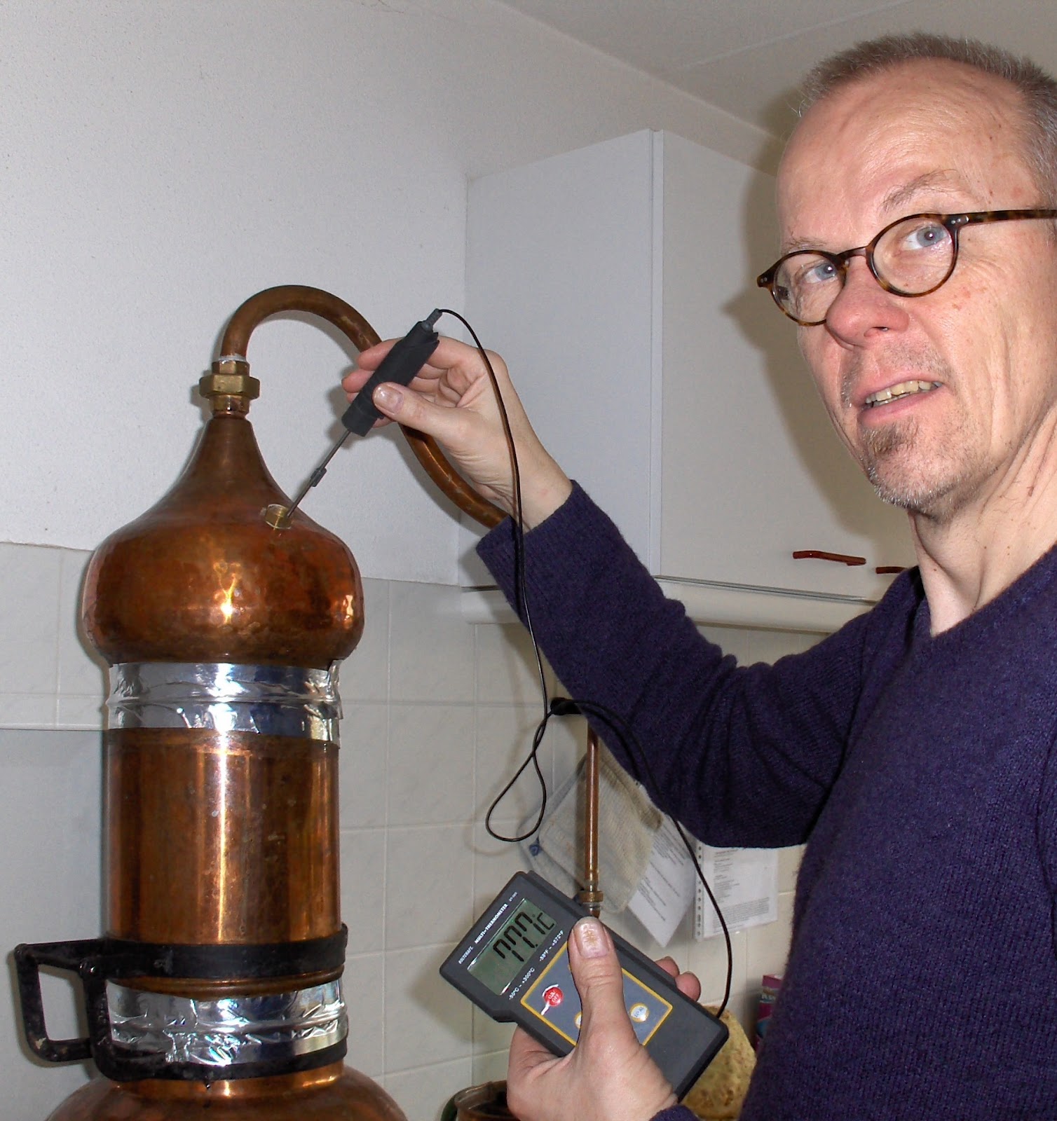 indekoperenketel: Rozemarijn destilleren