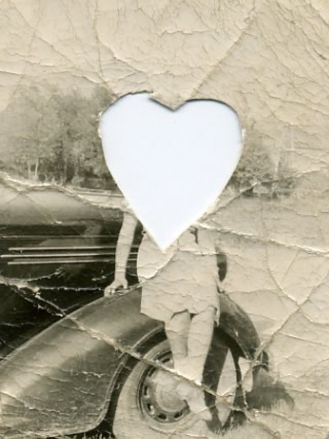 Cut or Locket? 25 Strange and Creepy Defaced Snapshots From the Mid ...