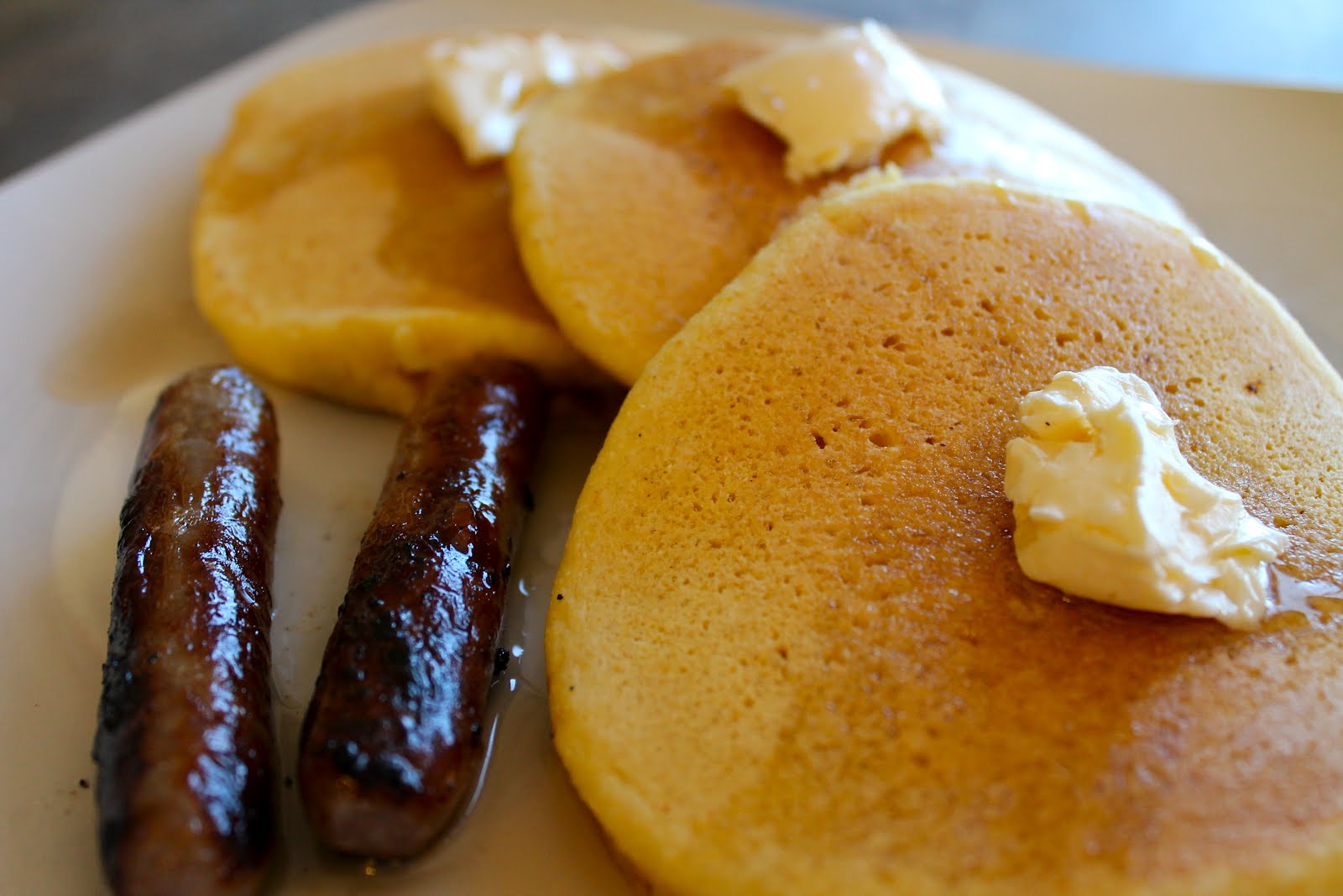 Babblings and More: Cornmeal-Goat Milk Pancakes