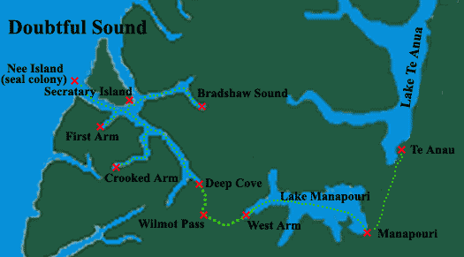 Katja auf Reisen: overnight cruise in Doubtful Sound (28.03.2012)