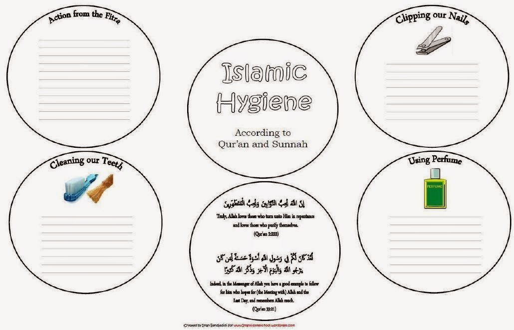 Iman's Home-School: Islamic Hygiene Circle Book