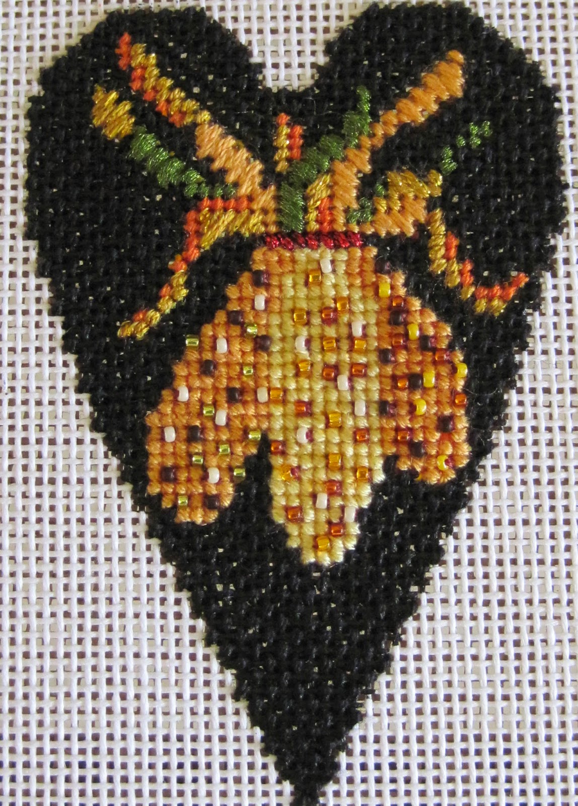 The Owl Stitchery Blog: NeedleDeeva Fall Hearts Stitch Guides