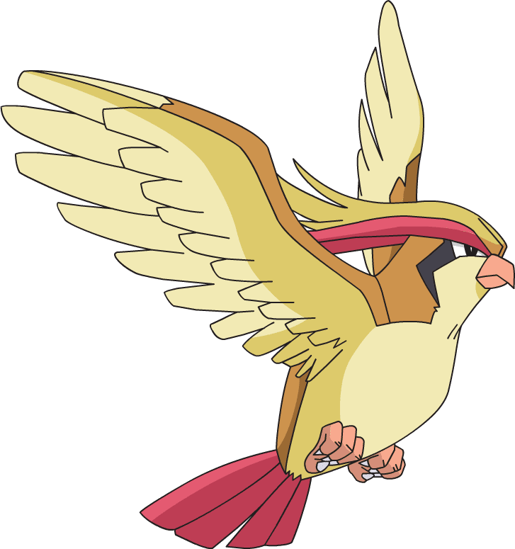 Pokenautas: Pidgey e suas evoluções Pidgeotto e Pidgeot