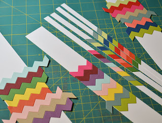 jj bolton {handmade cards}: Deconstructed Chevrons