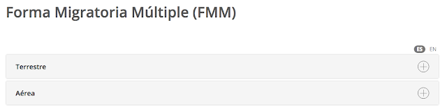 EMIGRANTES EN MÉXICO: FORMATO FMM TURISTA ONLINE (Vía Terrestre y vía ...