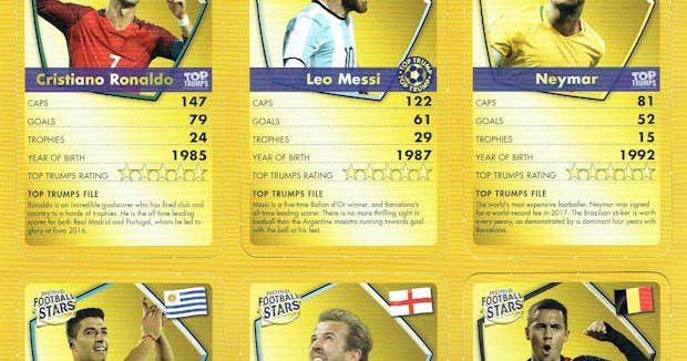 Football Cartophilic Info Exchange: Winning Moves / Top Trumps - World ...