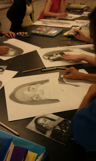 Art with Mrs. Kennedy: 8th Grade Drawing- Self-Portrait