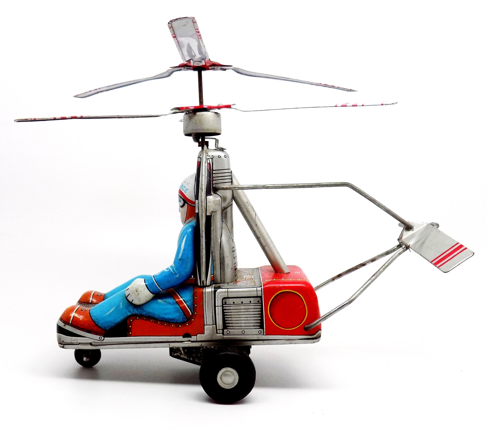 Toys and Stuff: Japan - Haji USAF Gyrodyne XRON-1 Rotorcycle