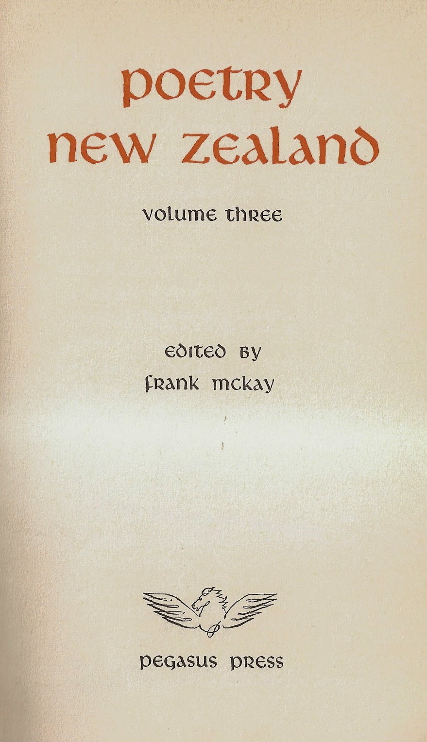 Poetry New Zealand Index: Poetry New Zealand 3 (1976)