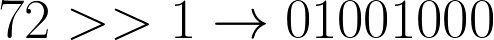 Binary to Decimal & Decimal to Binary Bitwise Right-shift Operator