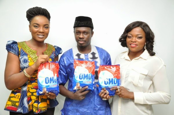 OMO Unveils New Detergent with Brand Ambassadors Funke Akindele, Ali ...