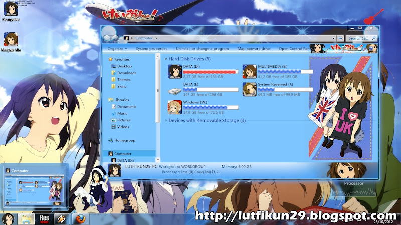 Anime Windows 7