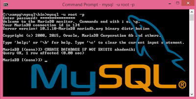 Cara Menjalankan MySQL Server Serta Membuat Database Sederhana ...