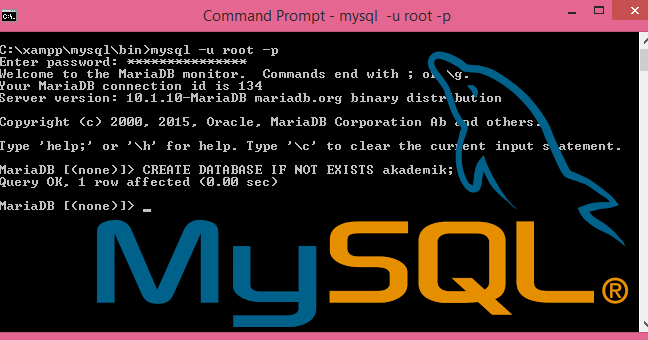 Cara Menjalankan MySQL Server Serta Membuat Database Sederhana ...