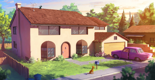 Architectonic Design: 742 EVERGREEN TERRACE SPRINGFIELD. -THE SIMPSONS ...