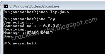 Java Socket Programming (Device to device communication) ~ CrackedTechs
