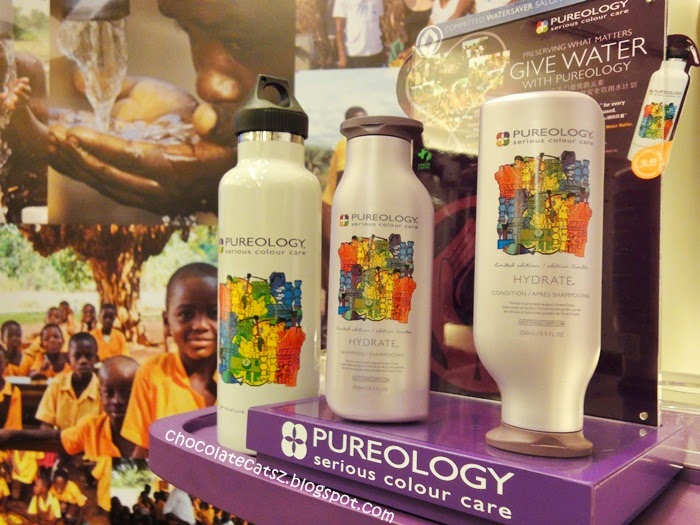 Chocolate Cats: Pureology Save Water Give Water Campaign 2013