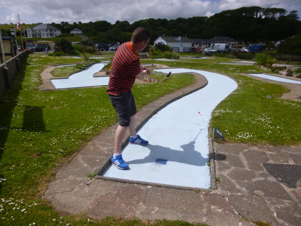 The Ham and Egger Files: Crazy Golf in Swanpool Park, Falmouth, Cornwall