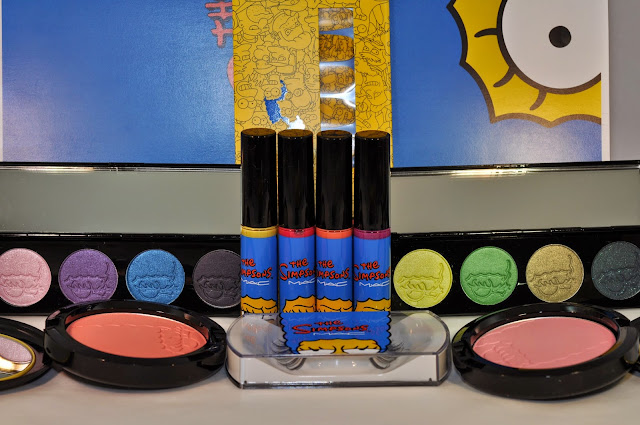 MAC The Simpsons Collection Swatches, Video Review - The Shades Of U