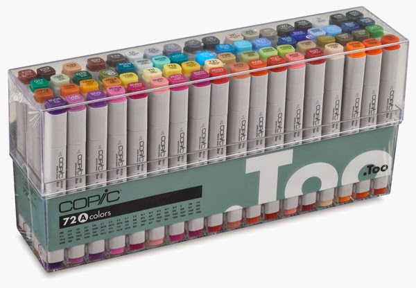 Teacher's Market: Enter to Win a 72-Color Copic Marker Set from Craftsy