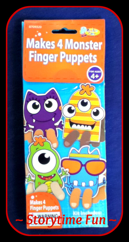 Storytime ABC's: Fun Find: Monster Puppets