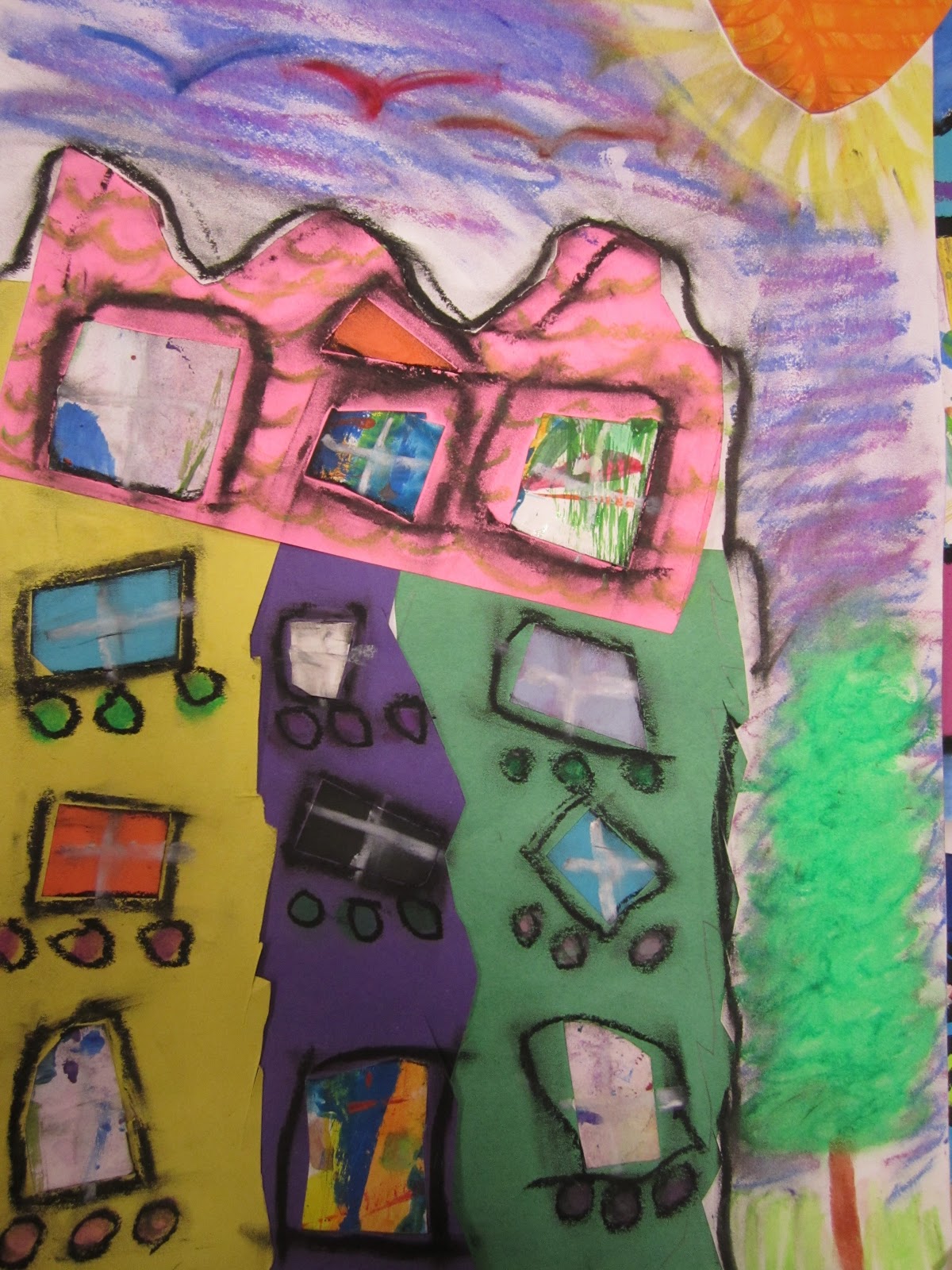 Think Create Art: Hundertwasser Houses- 3rd Grade