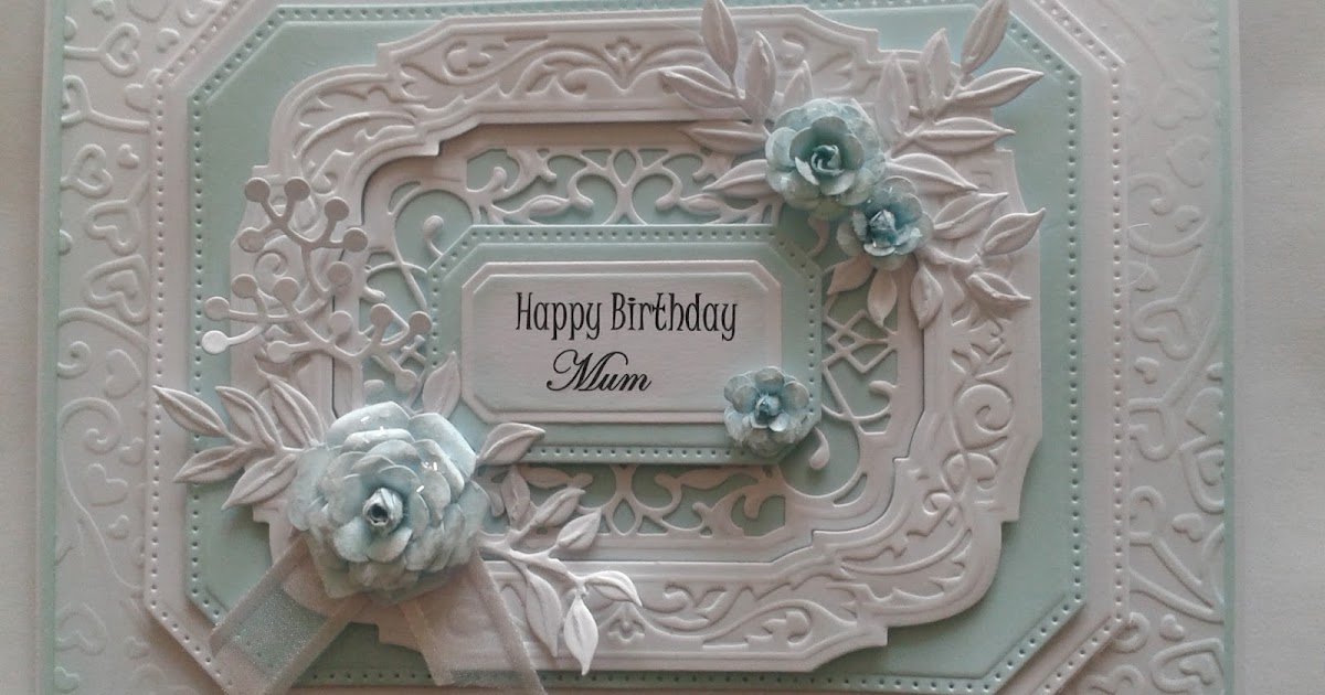 Ivy Leaf Crafts: Aqua flowers