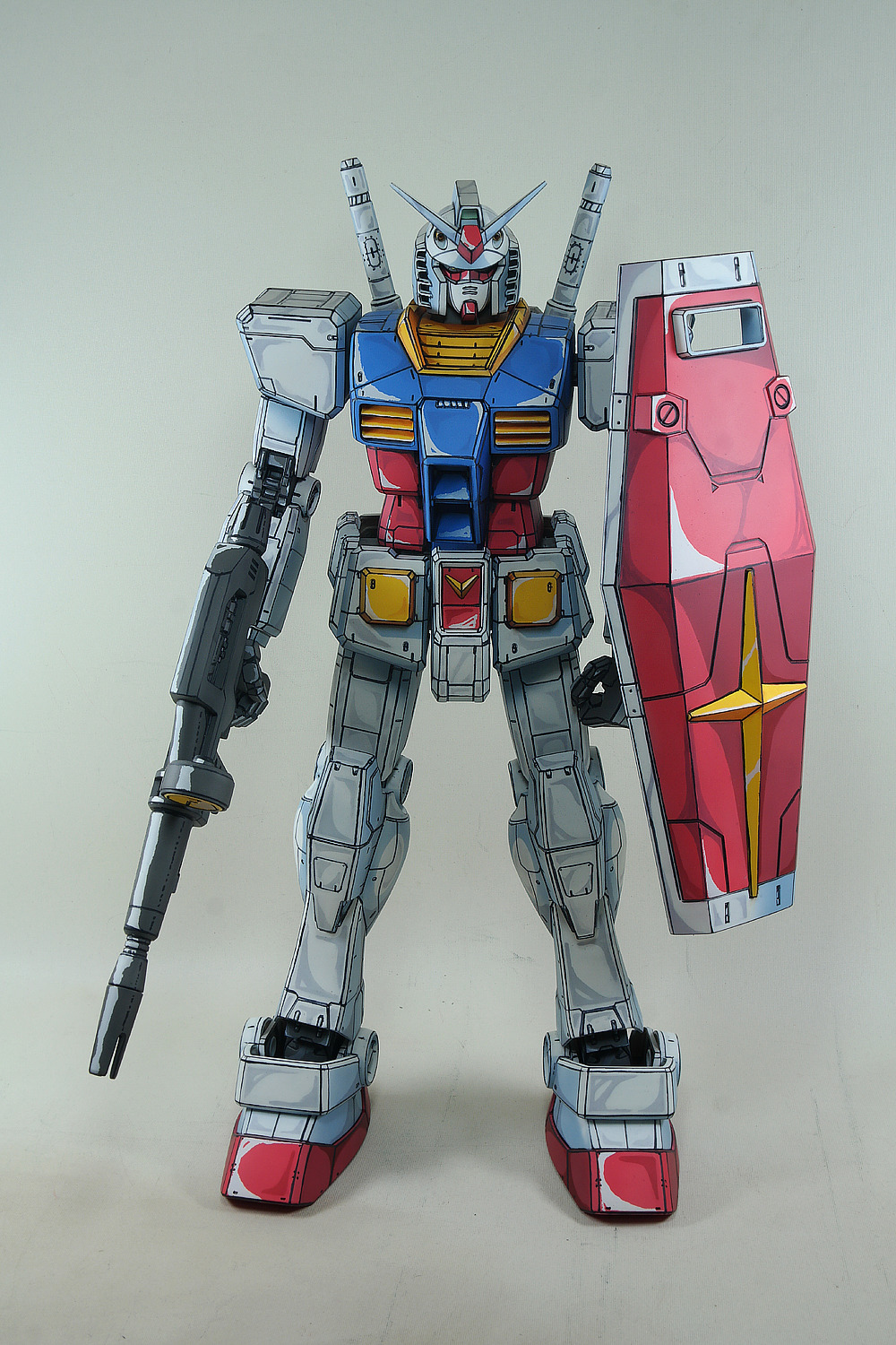 GUNDAM GUY: 1/48 RX-78-2 Gundam [Anime Colors Ver.] - Painted Build