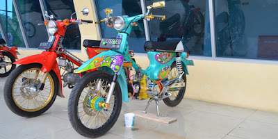Inspirasi Modifikasi Motor Honda C70 Pitung - Dunia otomotif