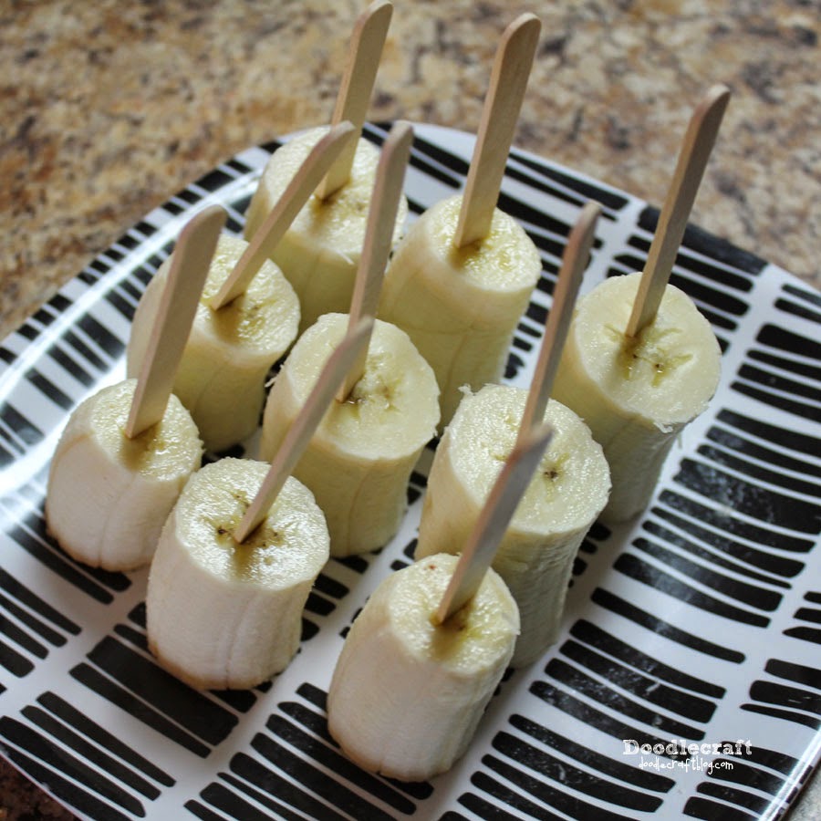 Frozen Banana Pops!