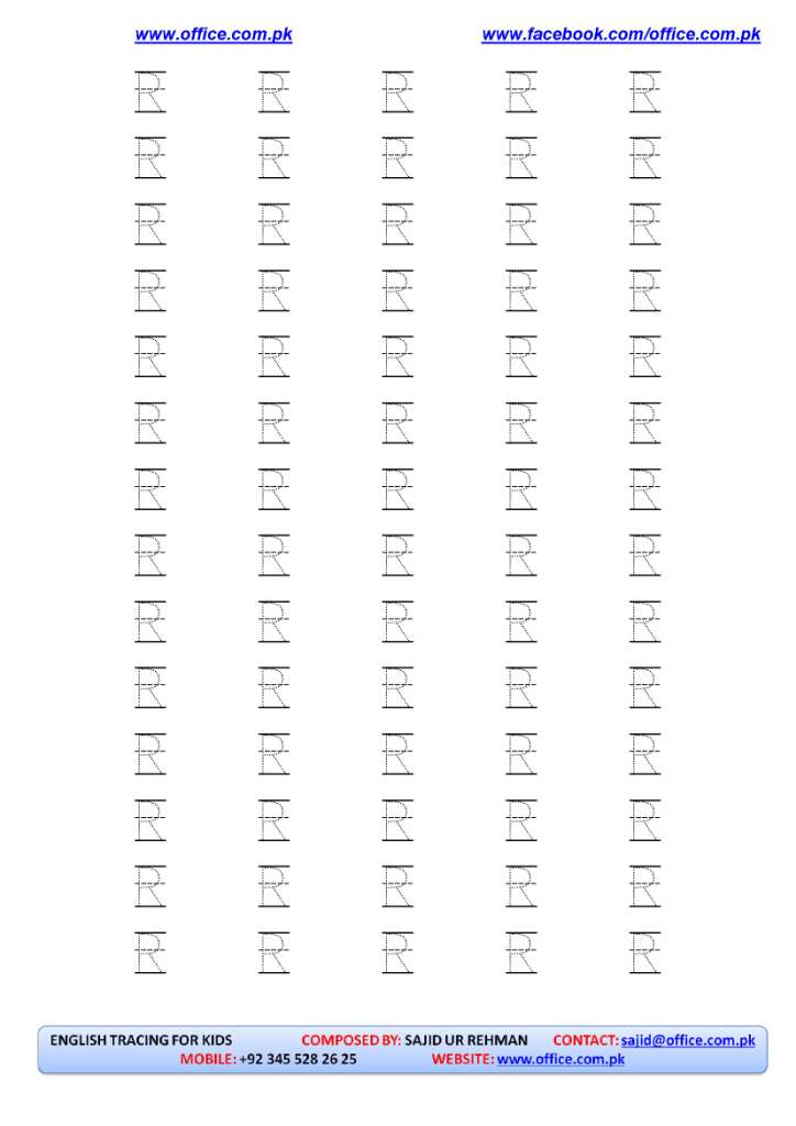 English Tracing Alphabets For KG Students Page 19 Of 27 Office Notes English Tracing Alphabets For KG Students Page 19 Of 27 Office Notes