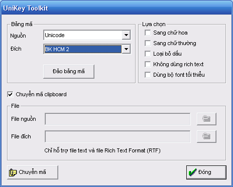 Sử dụng cùng lúc VNI và Telex trong Unikey