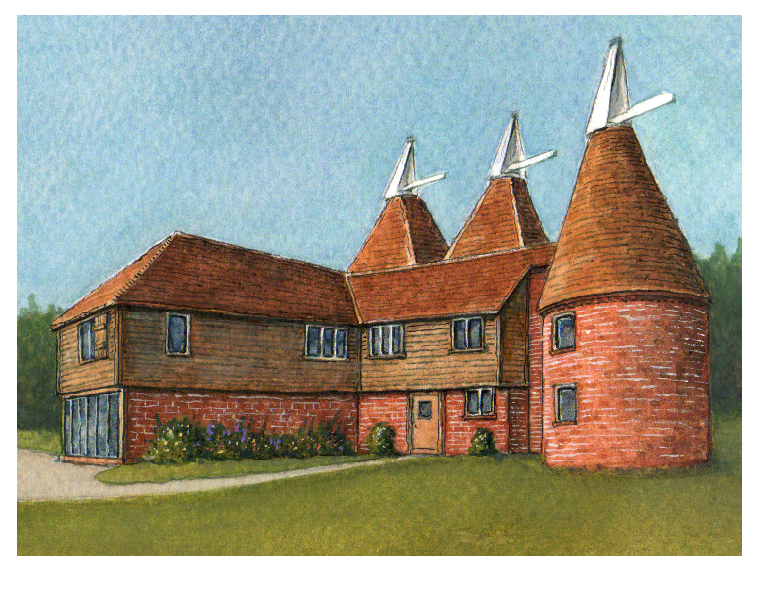 Thomas Haskett Illustration: Oast House Development