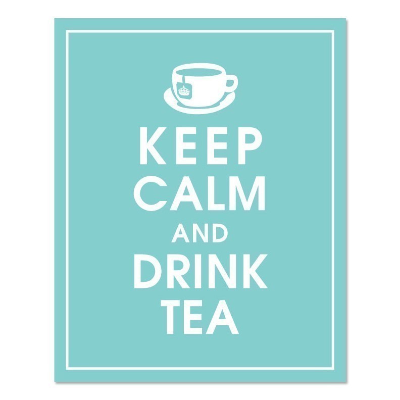 The Better You Look, The More You See: keep calm and drink tea.