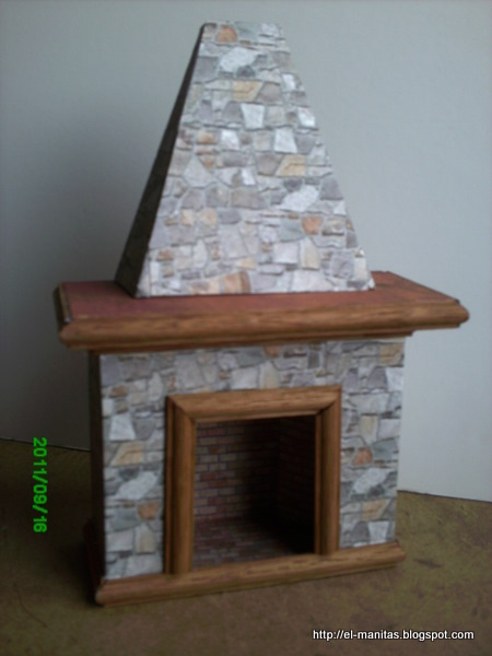 el mundo de las manualidades y la artesanía: tutorial de chimenea completo