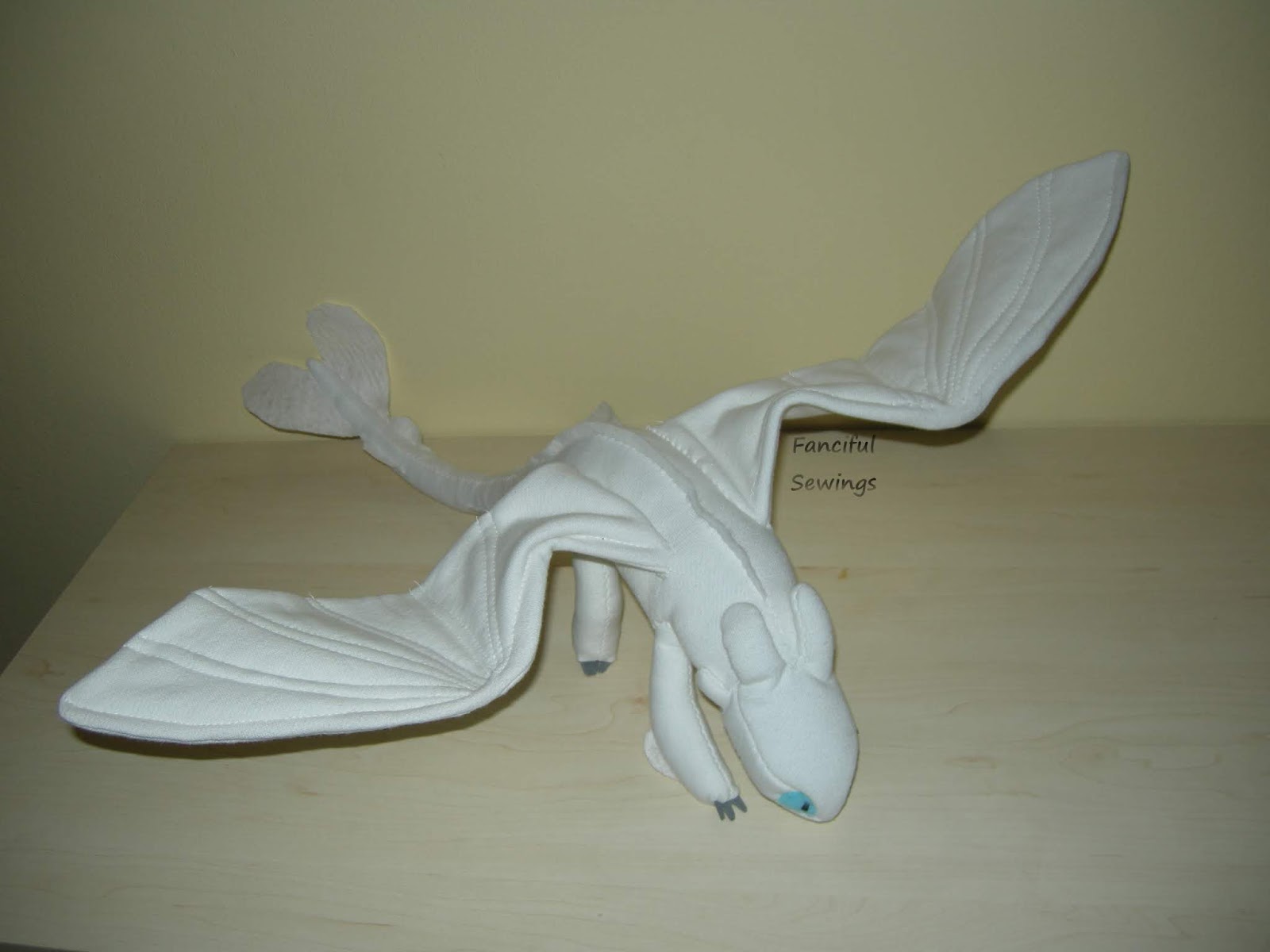 Light Fury, "How to Train Your Dragon: The Hidden World" - Fanciful Sewings