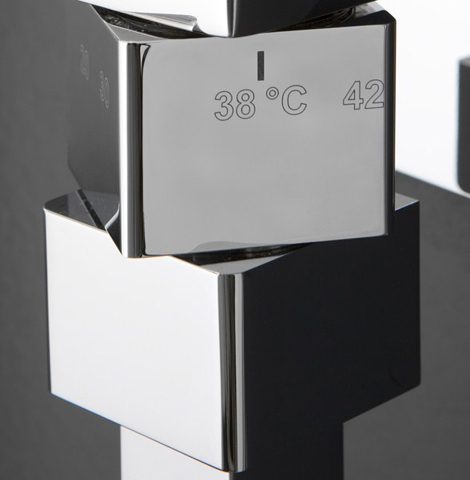 Shower Fixtures Modern Bathroom And Contemporary - Quadro Round Shower ...