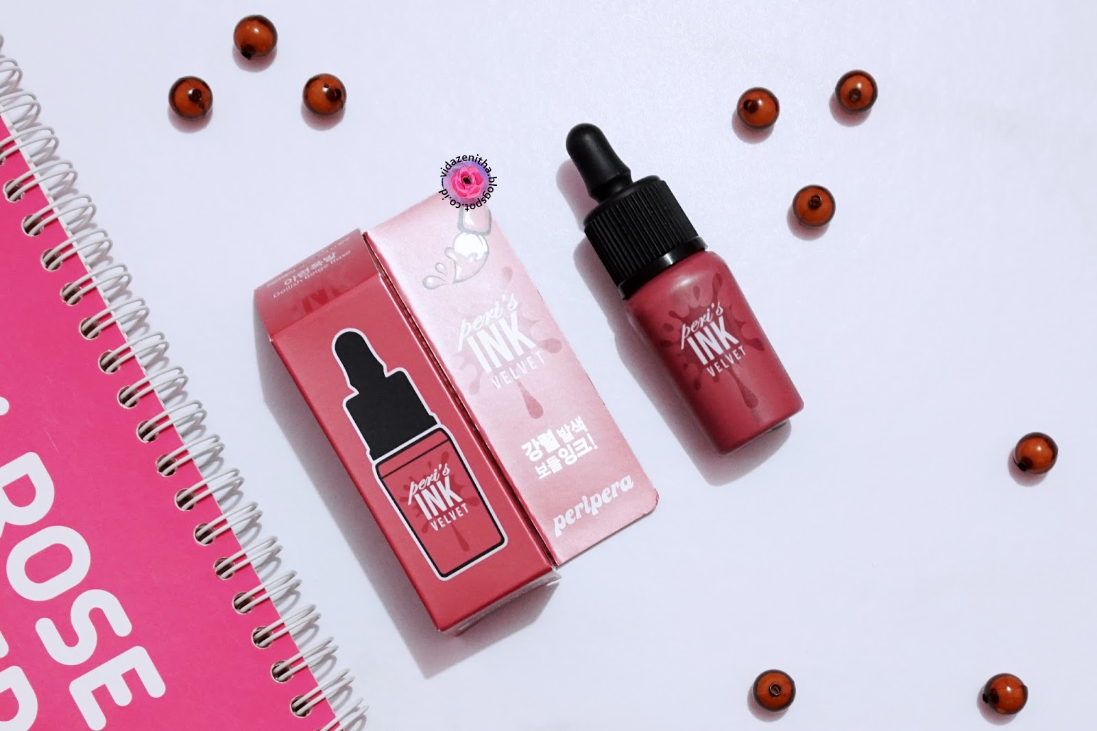 REVIEW PERIPERA PERI'S INK VELVET #7 DOLLISH BEIGE ROSE - VIDA ZENITHA