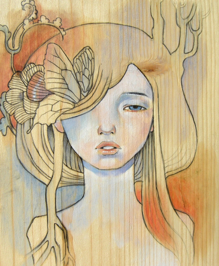 Audrey Kawasaki, 1982 | The women on wood | Tutt'Art@ | Pittura ...