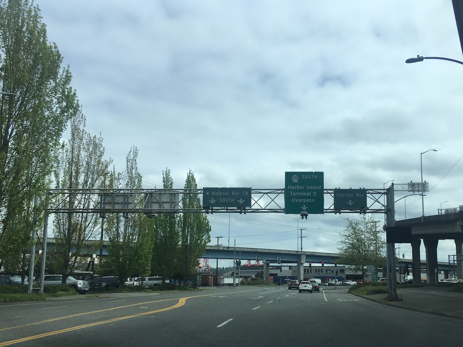 Spokane Street Bridge and West Seattle Bridge