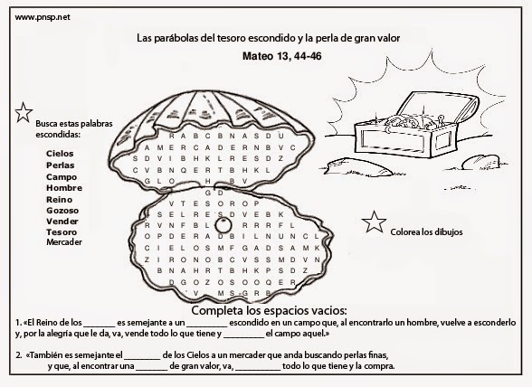 SGBlogosfera. Amigos de Jesús: EL TESORO ESCONDIDO