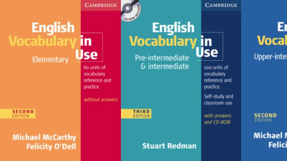 Elt Archive: Vocabulary Books