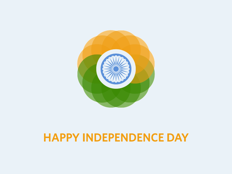 15th August HD Animated Gif Images, Desh Bhakti Gif, Flag Animation