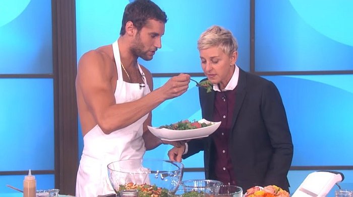 Ben Aquila's blog: Ellen gets cooking with Franco Noriega