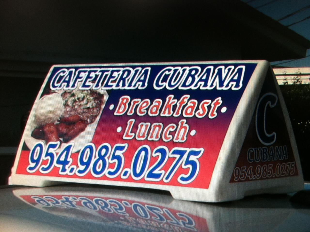 SIGN SHOP MIAMI: MIAMI DELIVERY VEHICLE TOPPER MAGNETS