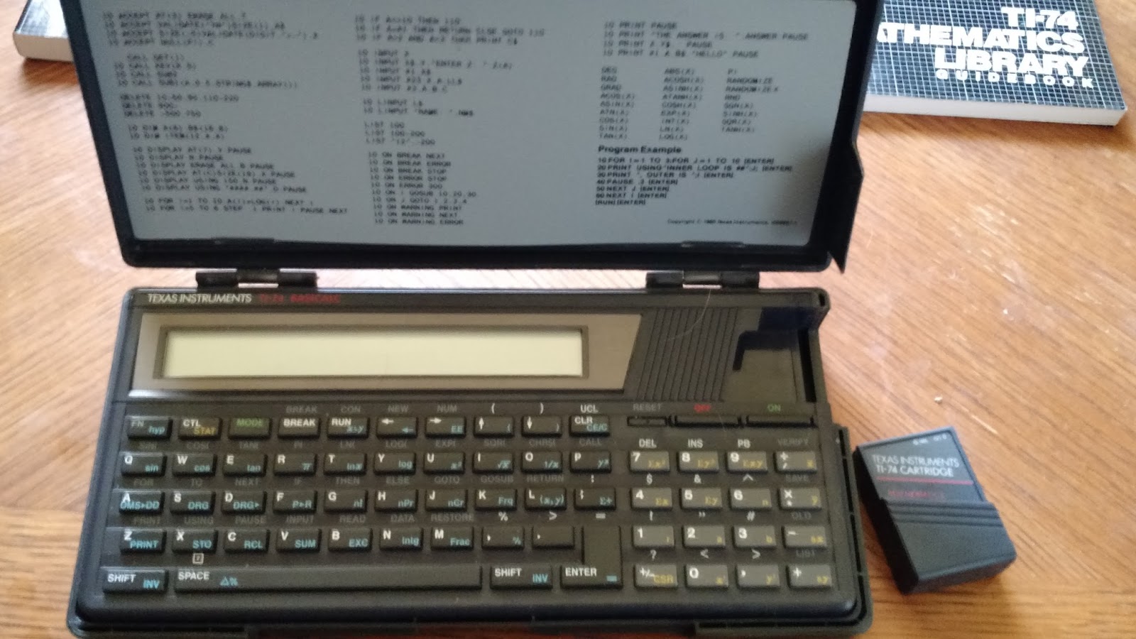 Eddie's Math and Calculator Blog: Retro: A Quick Look at the TI-74 (and ...