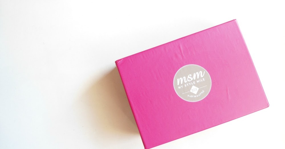 THE MSM BOX - UNBOXING | GingerSnaps