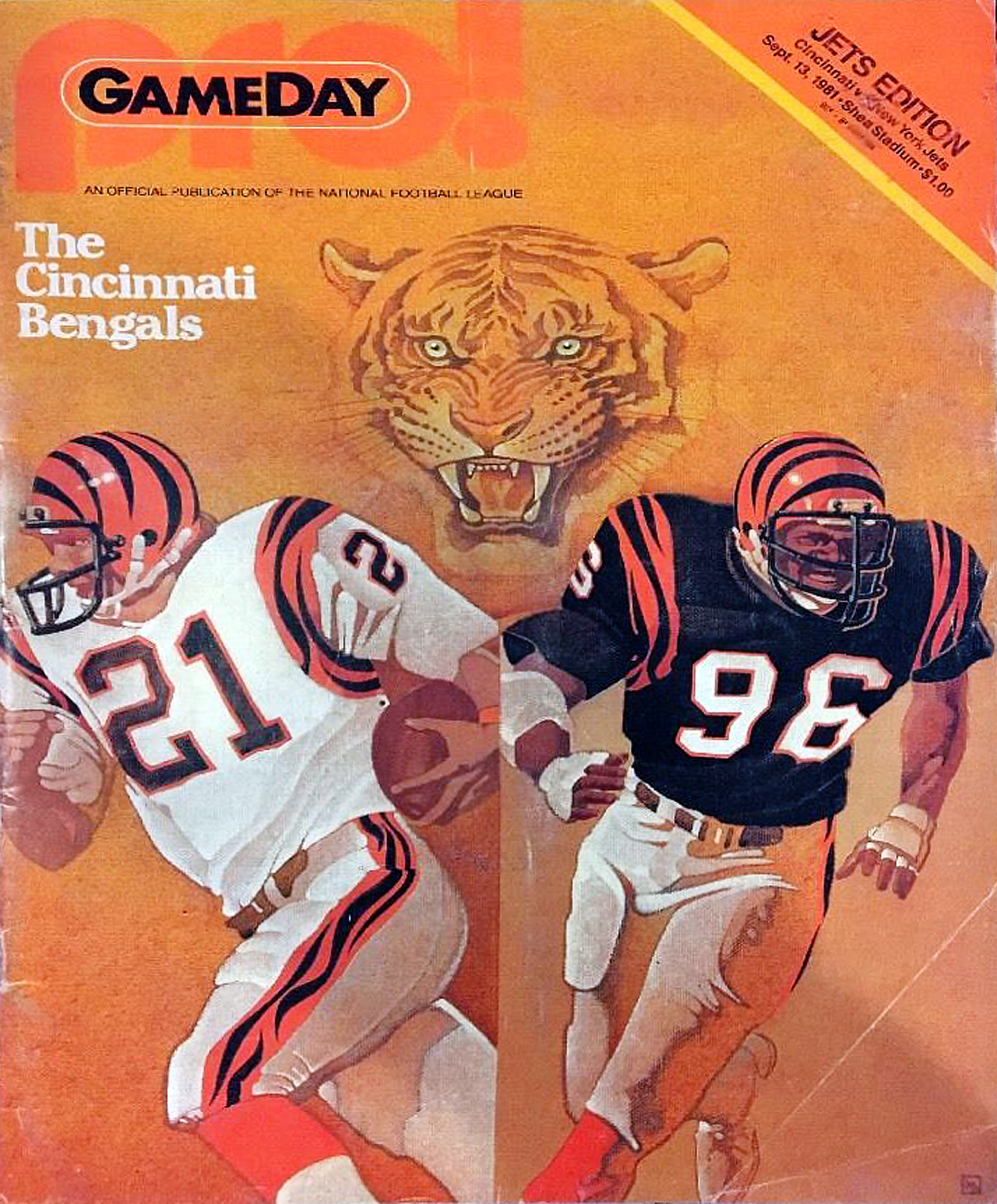 Pro Football Journal Presents: NFL Art: 1981 NFL Game Program Art