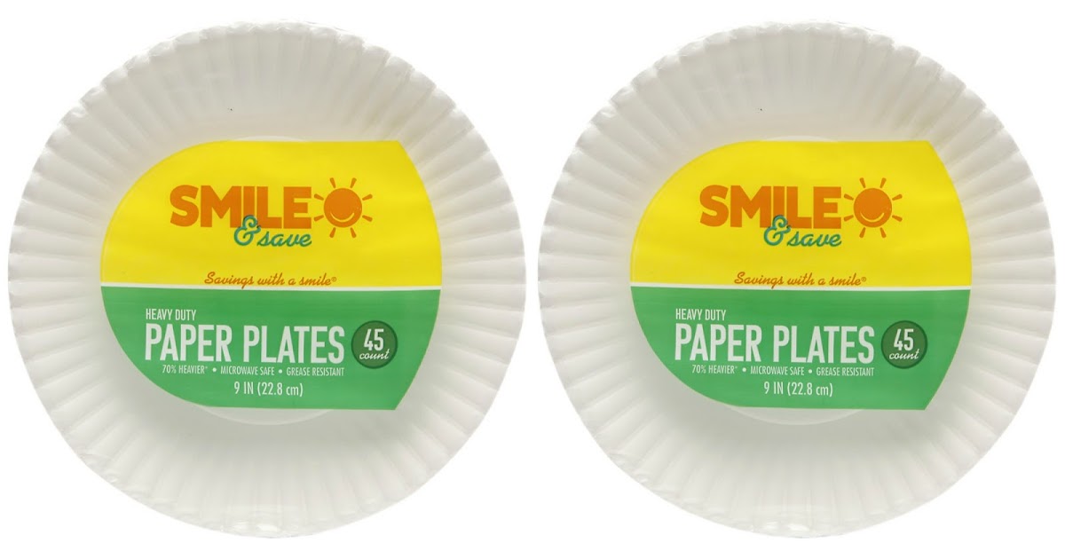 Walgreens: 99 Cent Smile & Save Paper Plates Back Again!